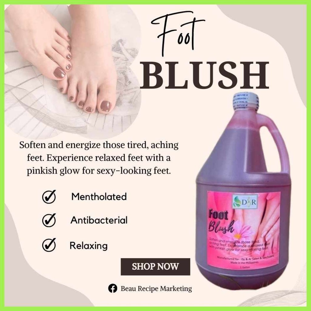 Foot;bw'Blush$oV$Liquid$Me/Gallon$Kk/Peppermint$El/Scent | Shopee ...