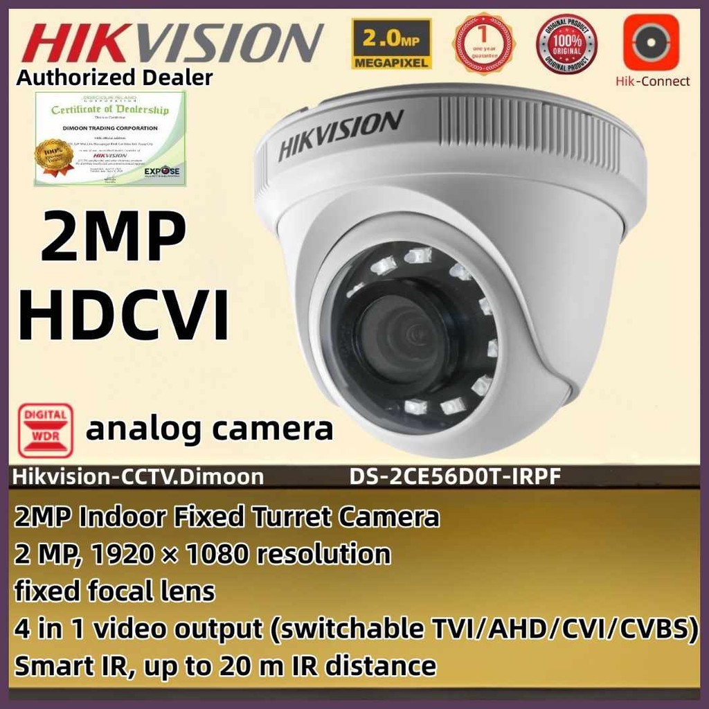 Hikvision^a2MP,Sv;HD&IR'F