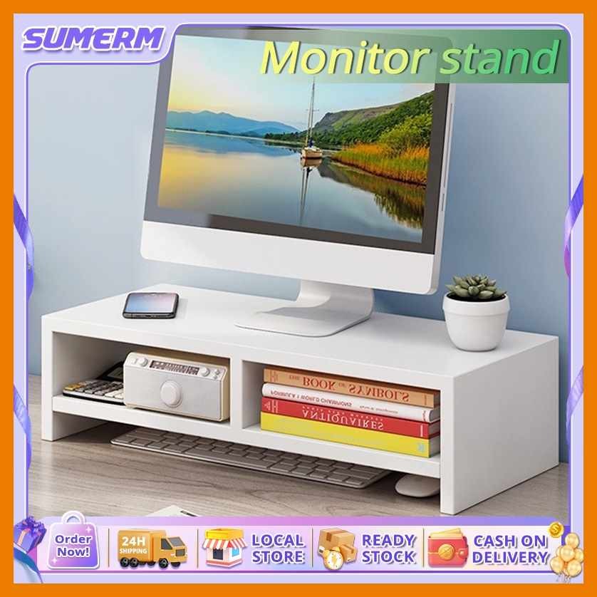 Wooden'o+Computer]Vh.Monitor.fm]Stand.AH]Screen.hm]Increased.tA]Shelf ...