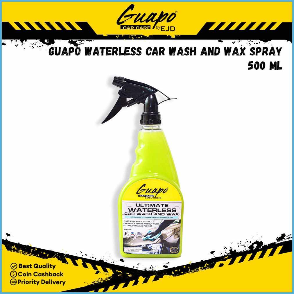 Guapo/Bw}Waterless/Uy*Car?l~Wash?P~And?N@HS@Jw@SF Wax Spray 500ml ...