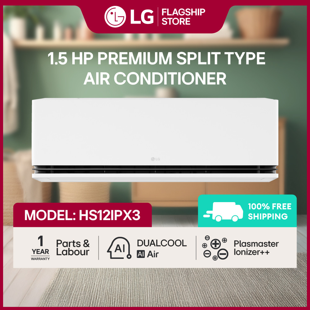 LG Premium Split Type Aircon - 1.5 HP Dual Inverter Compressor Aircon ...