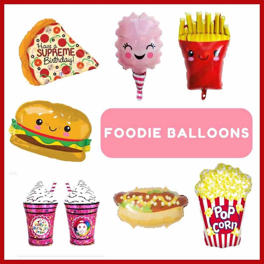 Foodie$bp}Balloon(L:Party+V@h@-+q@Pizza,+u@Popcorn,+f@Fries,+S@Candy ...