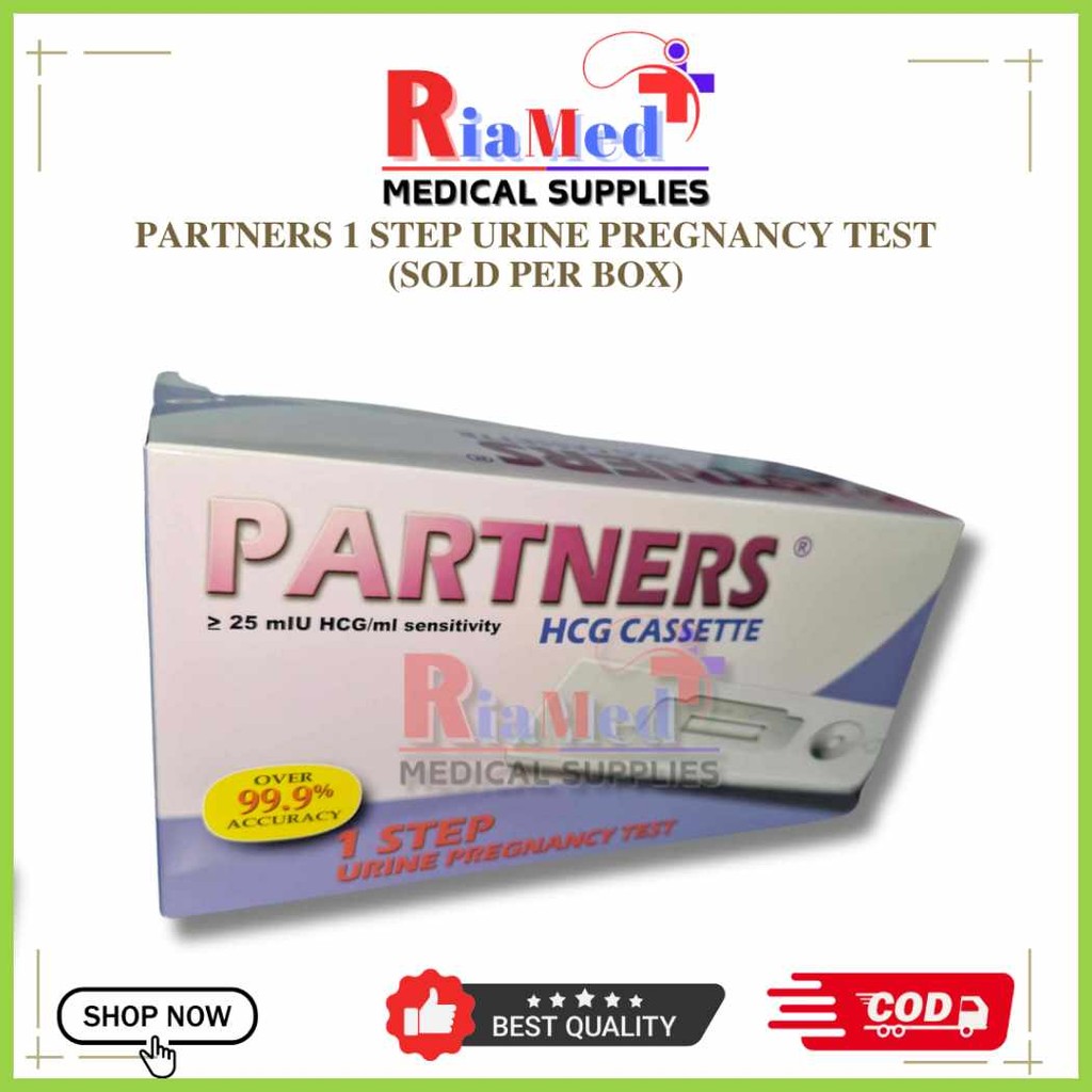 PARTNERS(s;PREGNANCY>r)TEST*i?KIT*a?(100pieces) | Shopee Philippines