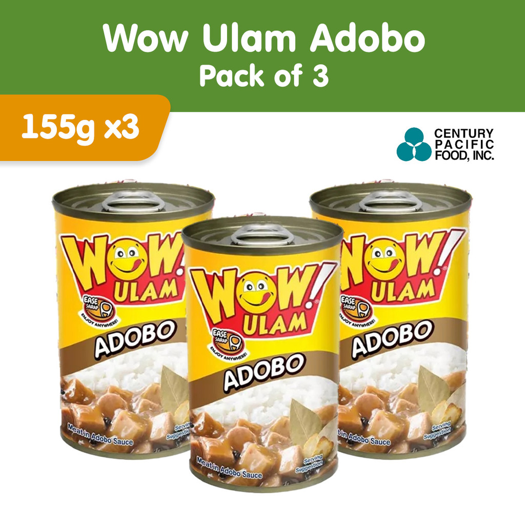 Wow Ulam Adobo 155g (Pack of 3) | Shopee Philippines