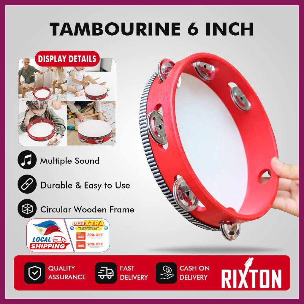 RIXTON(Eh#6_yo(InchvTambourine-pDrum-wMusical.g]Tambourine.J]Round.W ...