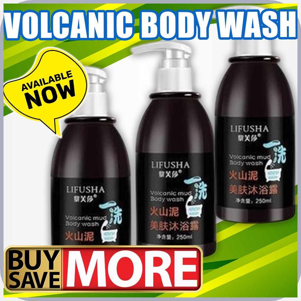 LIFUSHA,M>I`Volcanic-aMudvBodyXWashGWhiteningXShowerWGel Deep Sea Mud ...