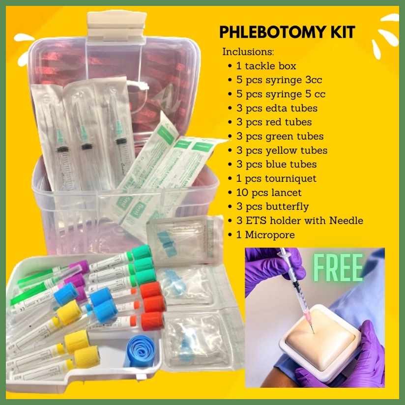 Phlebotomy-Cl_Kit;C]with}E>Venipuncture)f>Practice)m>Pad | Shopee ...