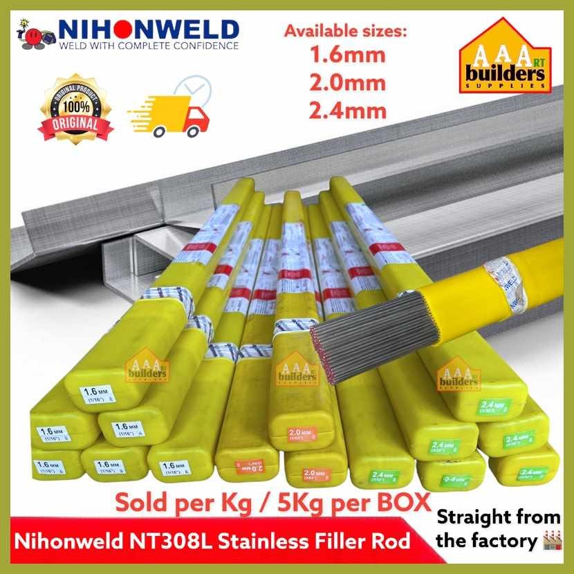 Nihonweld|l~Tig,Rd`Filler&Rod&Stainless&NT308L&/&Mild&Steel NT70S-6 ...