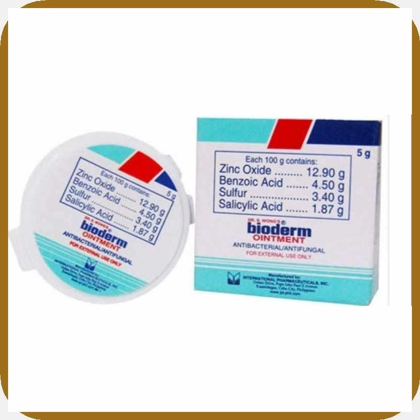Bioderm|PH>ointmentW|5g=G{(Antibacterial/Antifungal) | Shopee Philippines