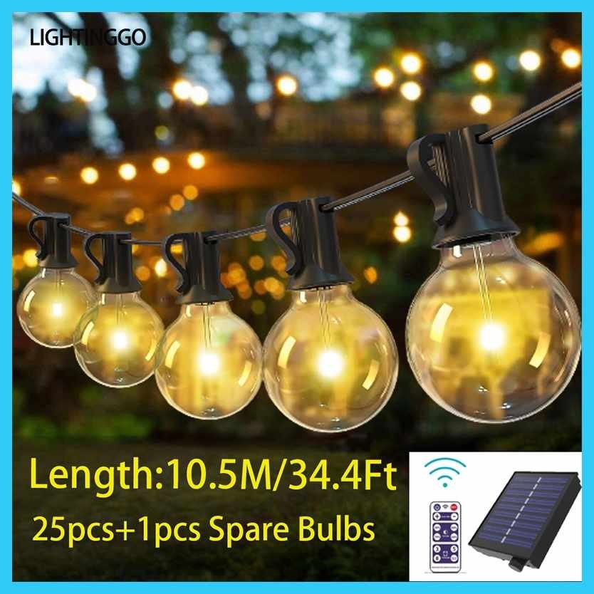 LIGHTINGGO>q/34FT;b~Solar^Zo/Lights$Qd/G40$nO/25+1$PQ/Bulbs$Rs/Patio$Ft ...