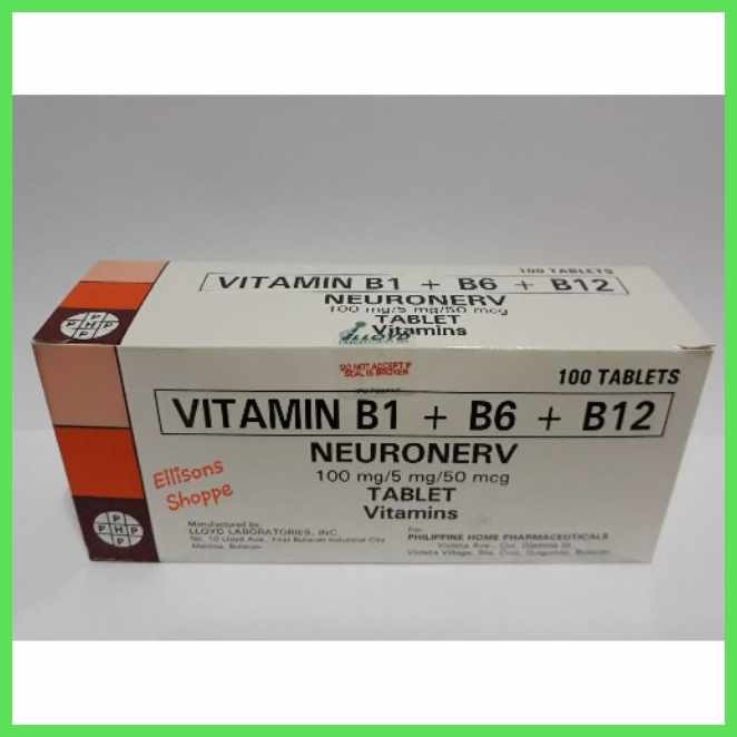 NeuronerveD Cm}Complex>bI}(>kb}B1,>Nx}B6>cy}& B12 ) 100 Tablets ...
