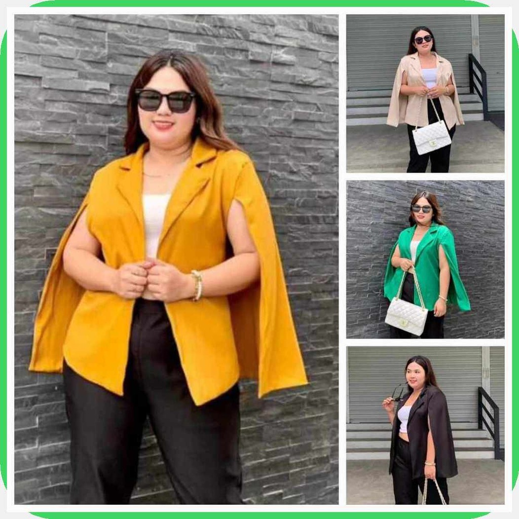 Uling#La^Office(D#Wear^U#Formal]o#Casual]k#Big]A#Plus]u#Size]a#Cape ...