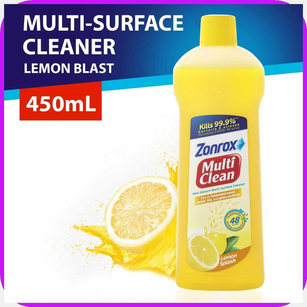 Zonrox;c`Multi;h`Clean;v`Lemon;Z`Splash;x`(450;q`mL) | Shopee Philippines