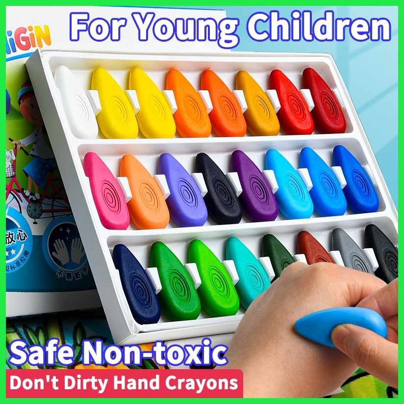 12/24]wg,Colors/Set|a!Crayons{kR;Drop&shape&Safe&Non-Toxic&Washable&for ...