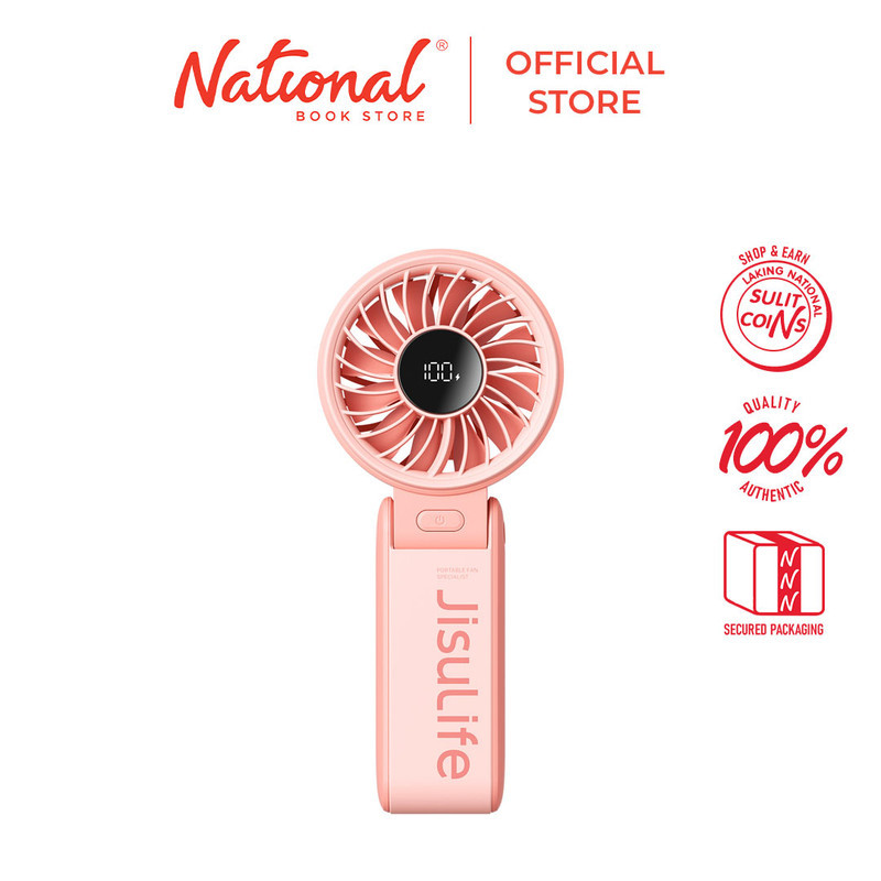 Jisulife Portable Fan Life 7 Pink Foldable 5000mAh - Fans | Shopee ...