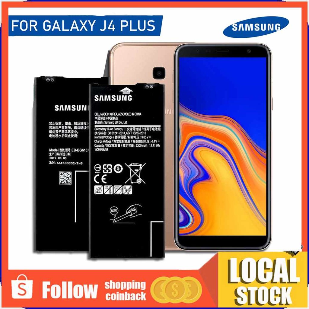 Samsung'bz+Galaxy{kPJ7k-Primet-Batteryp-forh-J6#o.Plus#J.J6+ SM-J610F/J4+ J4PLUS 2018 SM-J415/J4 ...