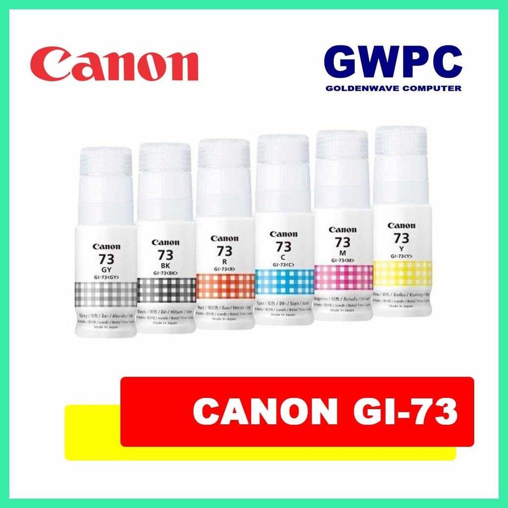 Canon:CL,GI,Y/73?Q*Ink~G*Black~u*Cyan~Ur)Magenta}oY)Yellow}ar)Red Grey ...