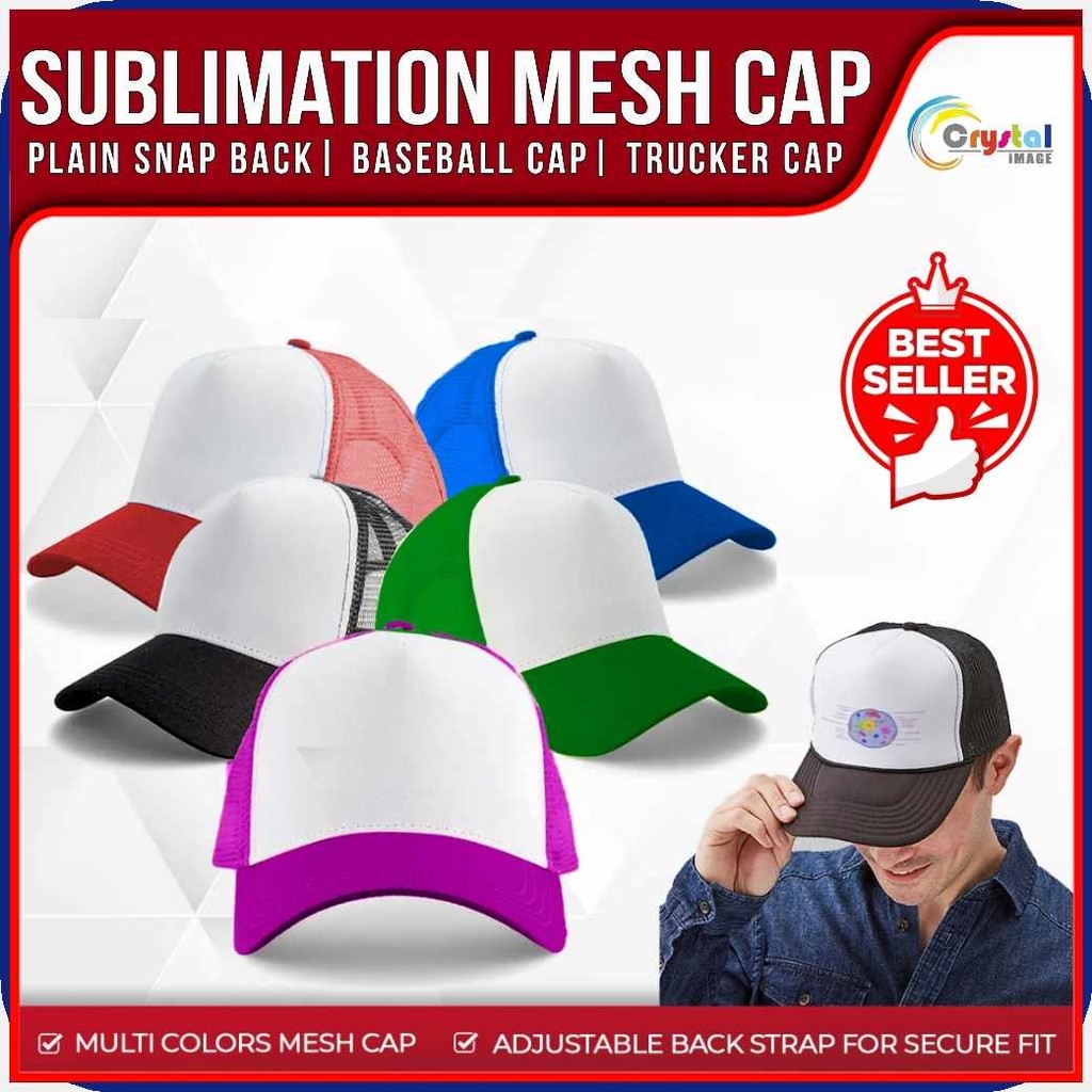 Sublimation.u@Mesh^i,Cap`KM;Plain&Net&Cap&Unisex&Snapback&Printable Baseball Cap Men Wo | Shopee ...
