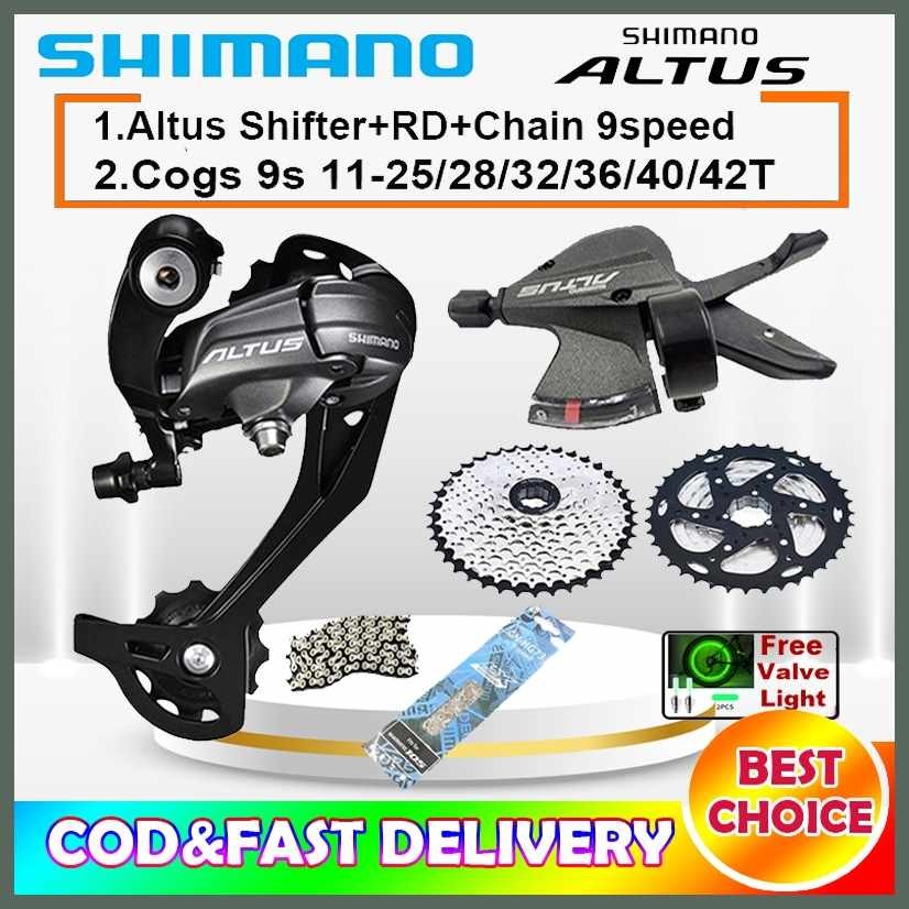 Shimano:g@M370}Db}Altus}jV)RD}Jd)9Speed}Ed)Groupset}K)VG|R(Cassette}K ...