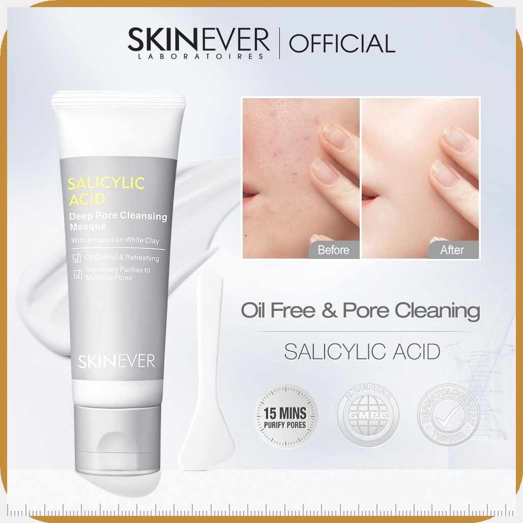SKINEVER>O:Salicylic@m=Acidg-Deepu-PoreG-Cleansingx-OilT-Controlc-Mud ...