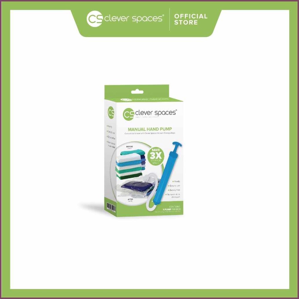 Clever}e^Spaces`TK)Manual#m]Vacuum.q]Hand/F^Pump/S^(white) | Shopee ...