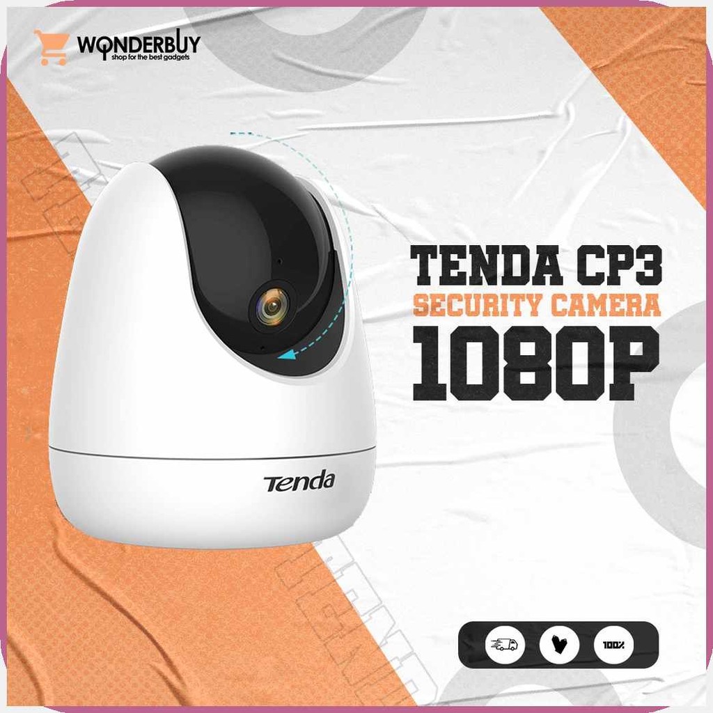 Tenda`pM^CP3$d)Security}nr)Pan/Tilt}lX)Camera}pF)1080P | Shopee Philippines