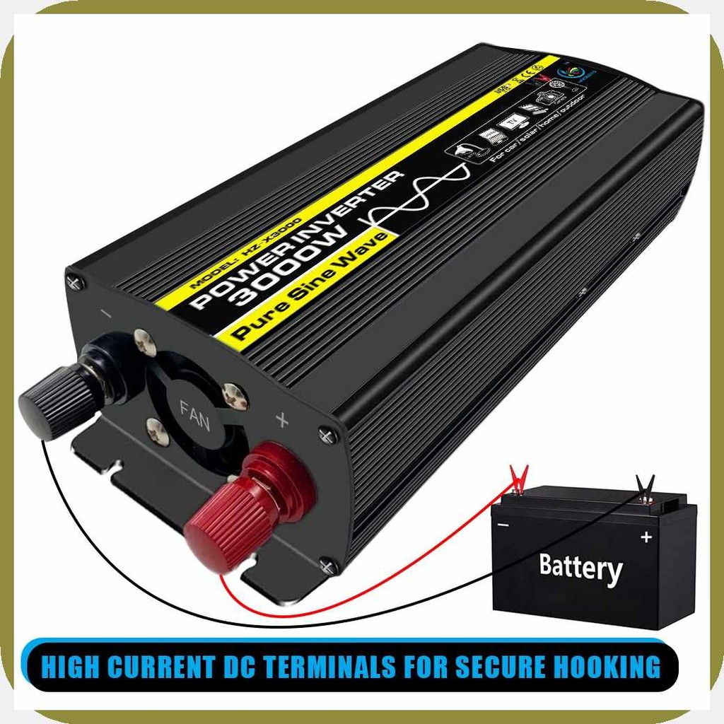 3000W-jC@Pure'W*Sine%y_Wave:K_Power:CU`Inverter:OQ_DC:Jz_12V:oH_to AC ...