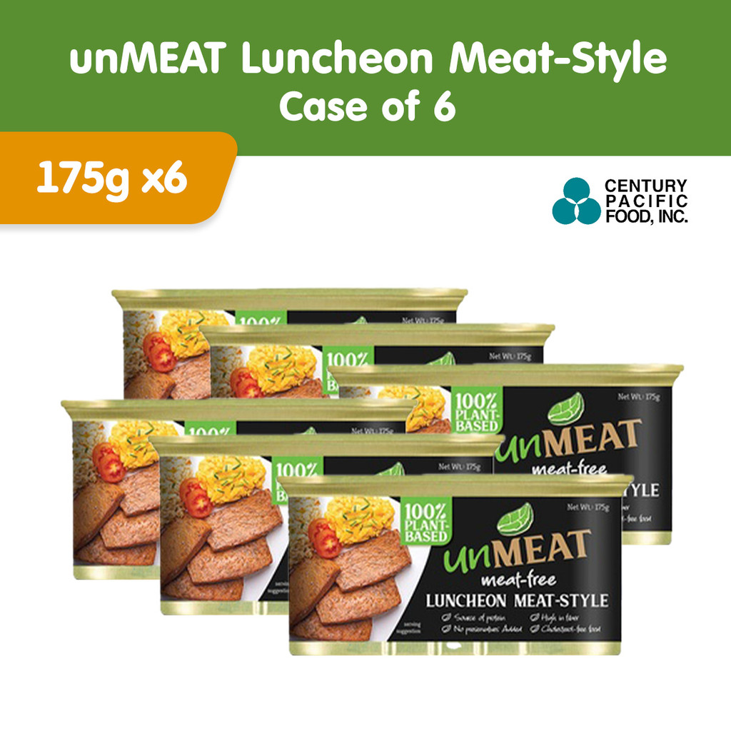 unMEAT Luncheon Meat-Style 175g (Pack of 6pcs) - 100% Plant Based ...