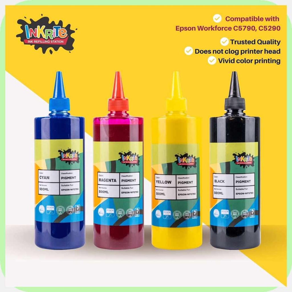 Inkrite!P{Pigment}fn+Ink&ID`for;ma`Epson;Q`WorkForce;Z`WF-C5790;O`WF-C5290,
