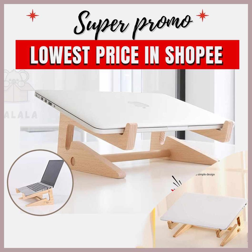 Wood)iX$Stand|g]Laptop.ZJ]Support.qZ]Monitor.TJ]Support.XU]Foldable.eZ]Laptop.dY]Wooden Rack ...