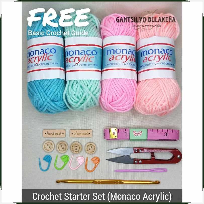 Crochet_L!Beginner's@sC]Set}Af>/)X>Crochet(L=Starter(H=Kit(i=Monaco(y ...