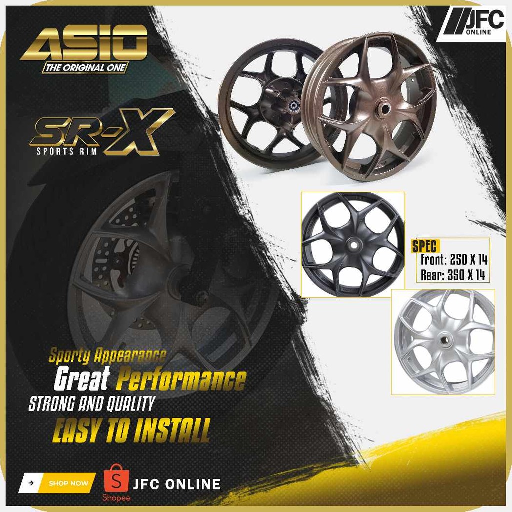 ASIO=hM/Mags%vw@Wheel xx,wW+Tr+uU+E+H+Yamaha Aerox V1 V2 Front 3.0 ...