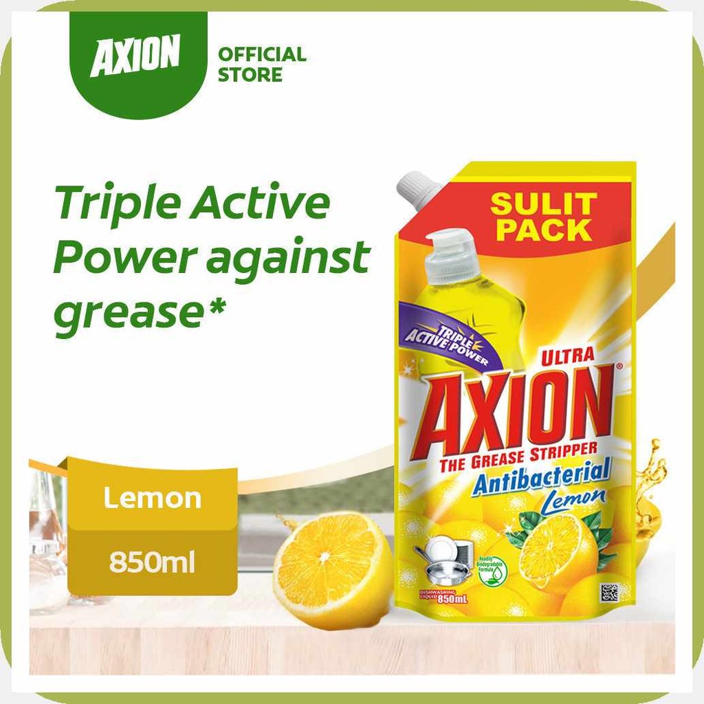 Axion/J!Lemon%FAntibacterial'I{Dishwashing
