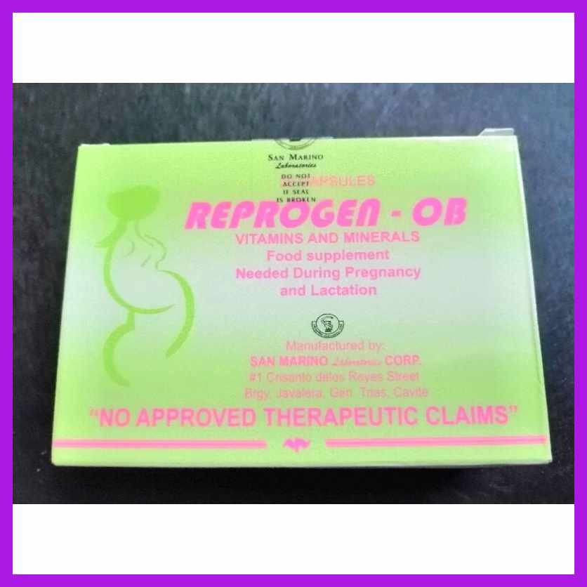 REPROGEN:DD)OB~c'Food,s!supplementXforWpregnancyLandwlactationCVitamins ...