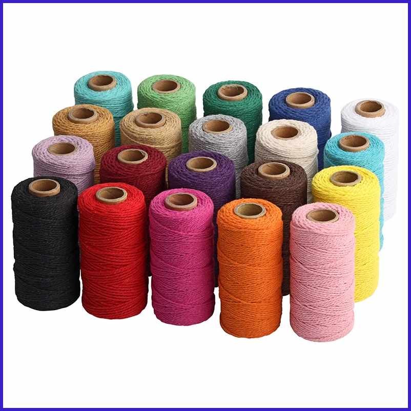 DIY%gU~3mm[x$Thick~a?Macrame*g?Cord*F?100m*N?Twisted*lb?Cotton)ws ...