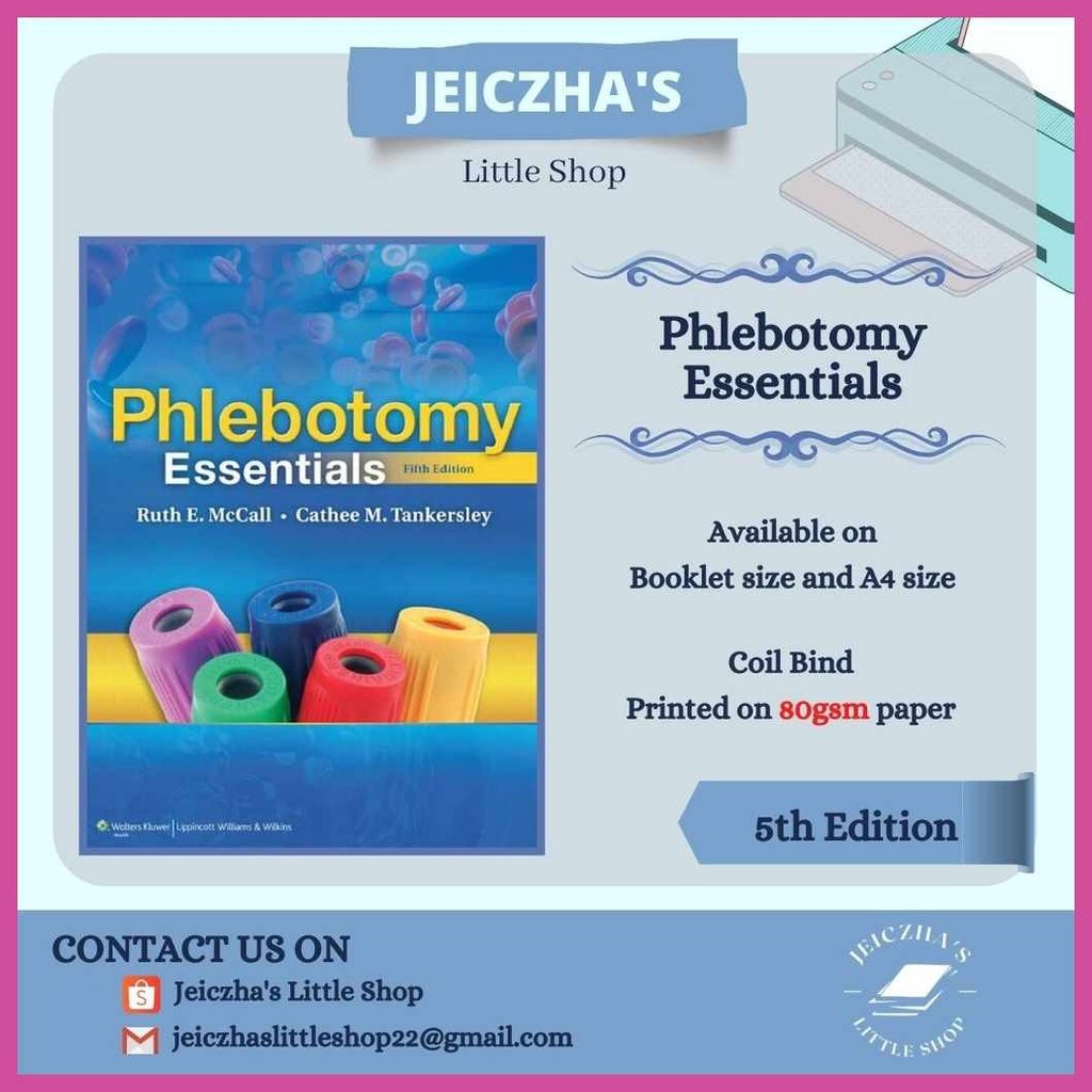 Phlebotomy*e~Essentials.n)[5th}yh)Edition] | Shopee Philippines
