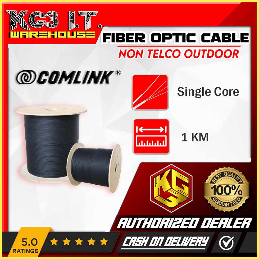 COMLINK~b{FIBER?P(OPTICp-CABLEr-NONn-TELCOm-OUTDOORI-1KMX-FTTH DROP ...