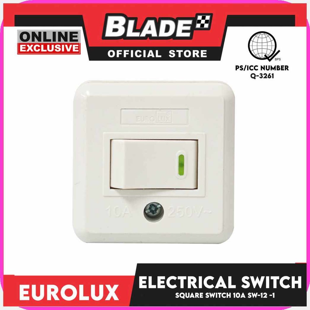 Eurolux-AT.Square)k&Switch+l@D@i@m@G@a Surface Mounted SW-12 | Shopee ...