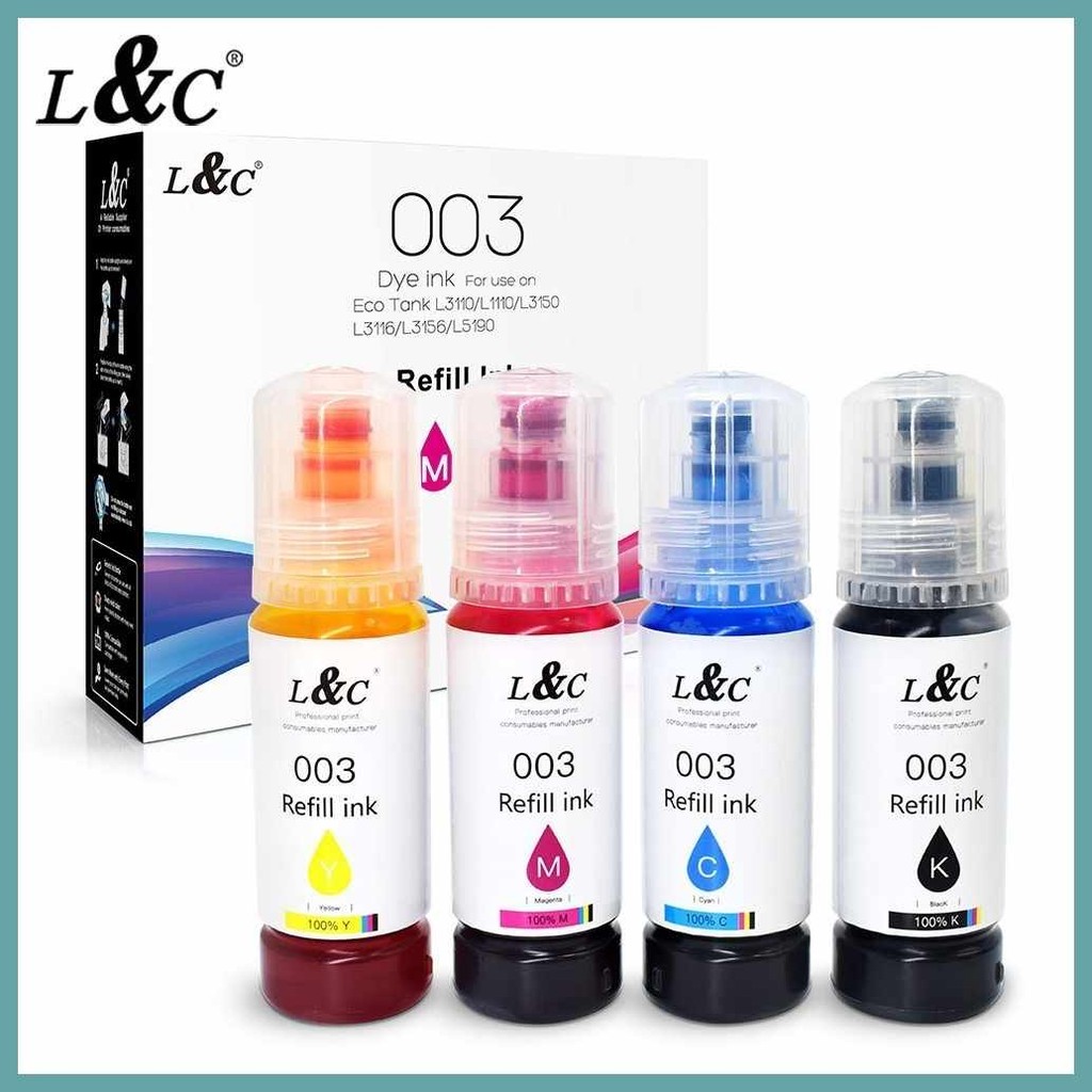 L&C)wB~Refill[bv#ink}c>003)j>Ink)P>Set)n>Dye)Y>Ink)U>For Inkjet Printer ...