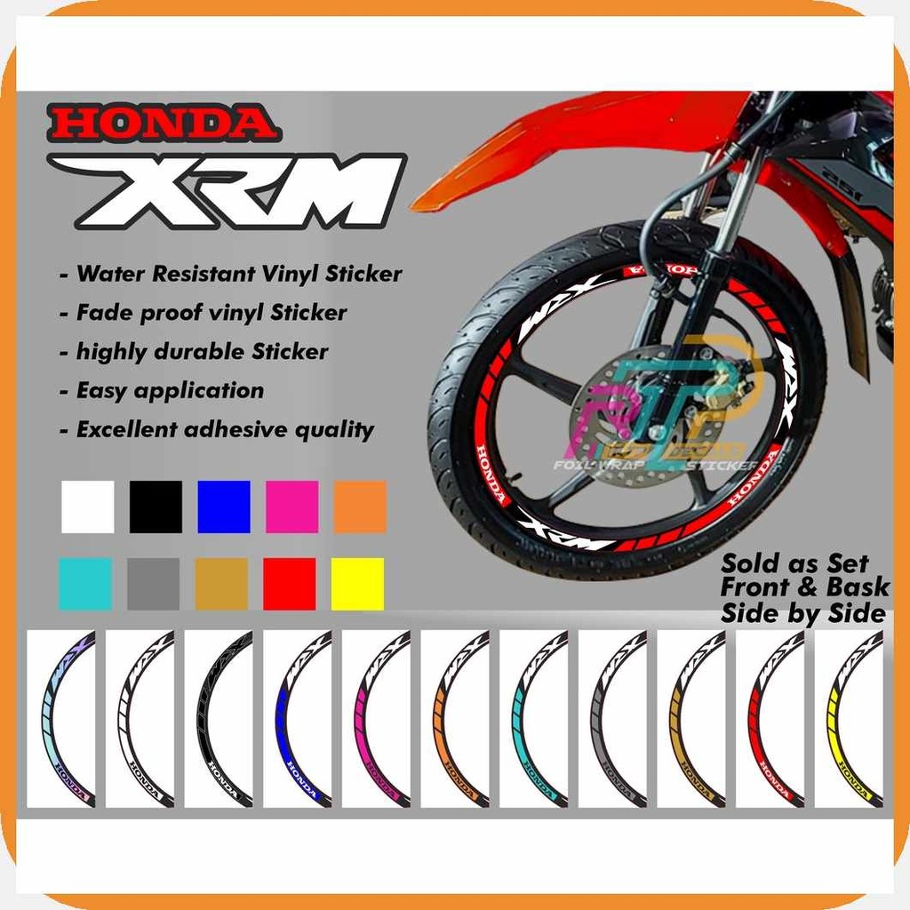 Honda;dm&XRM&Mags&Decals&Set&PAIR'J