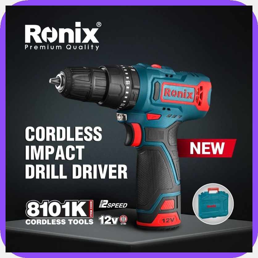 !l+RONIX.H#g)Cordless]o#Impact]n#Drill]p#Driver]x#Kit]LW#12v 28Nm ...