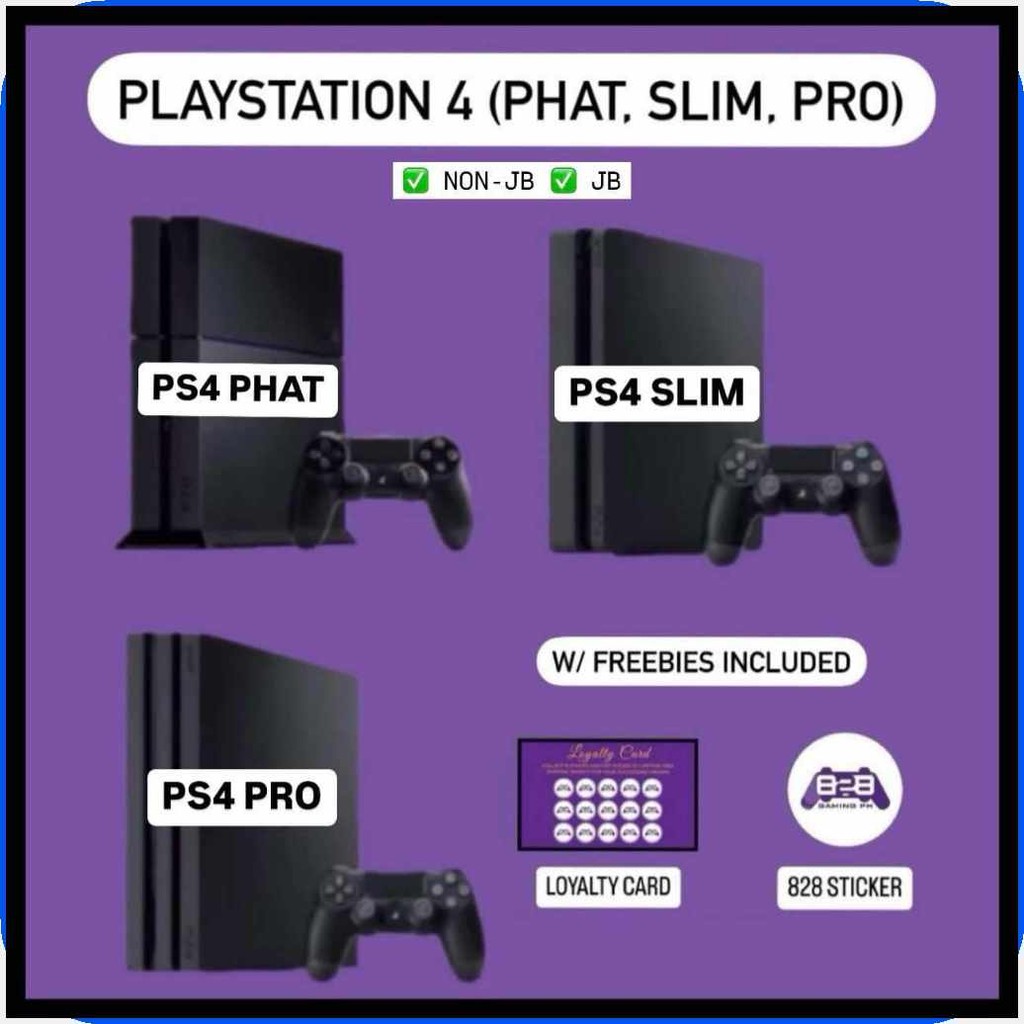 ORIGINAL't+PS4)Mx/CONSOLES$L/(Phat,$oI:Slim,%bG:Pro) | Shopee Philippines