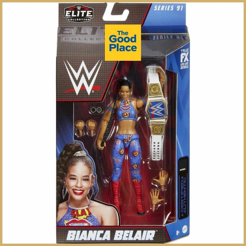 MATTEL~jC+WWE'KX$Elite)Am}Collection>sx}Series>Fe}91>dw}Bianca>y}Belair ...