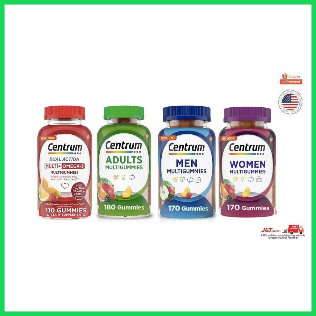 Centrum*u~Gummies[l$Multivitamin}yI>for)JD>Adults,*qW?Men,*yy?Women,*KD ...