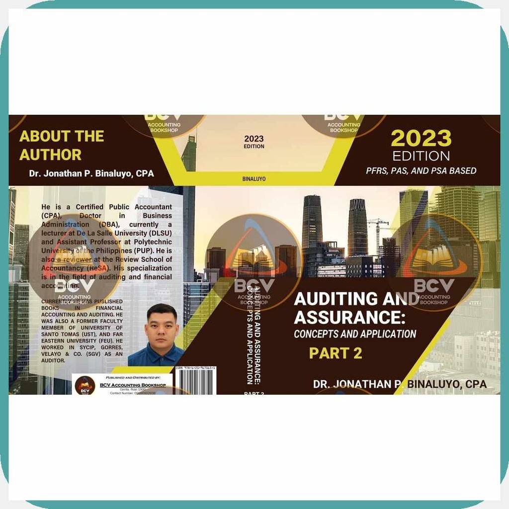 Auditing S And Sq Assurance P Concepts T And M Applications C Part B 2 A 2023 Edition