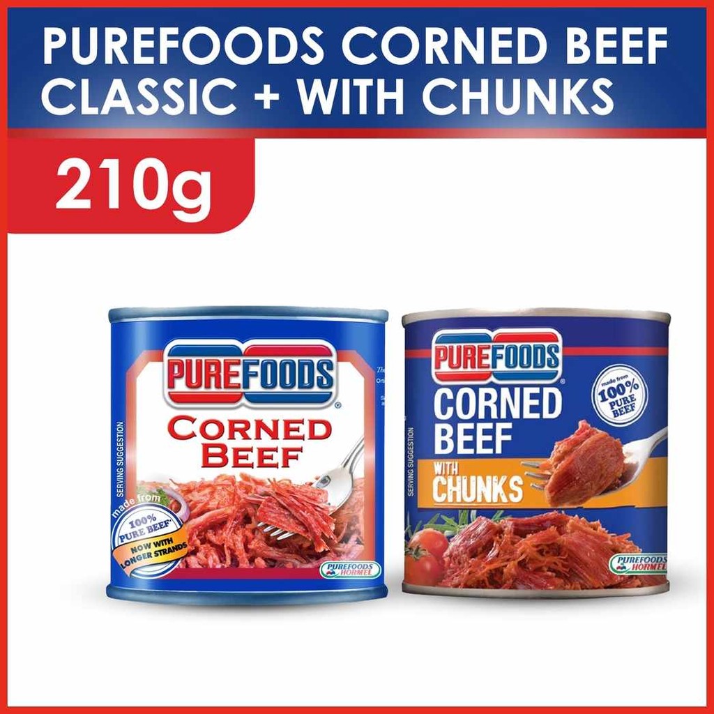 Purefoods!jg_Corned#lm)Beef}h)(210g)}C)+}z)Corned}L)Beef}t)w/}f)Chunks ...