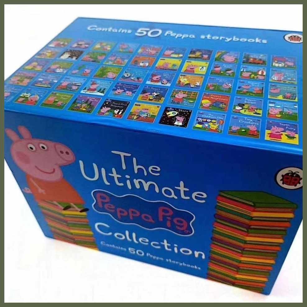 The%C`,j)Peppa/D$Pig^l$Collection^K$box^P$set^bH$of]bG#50 storybooks ...