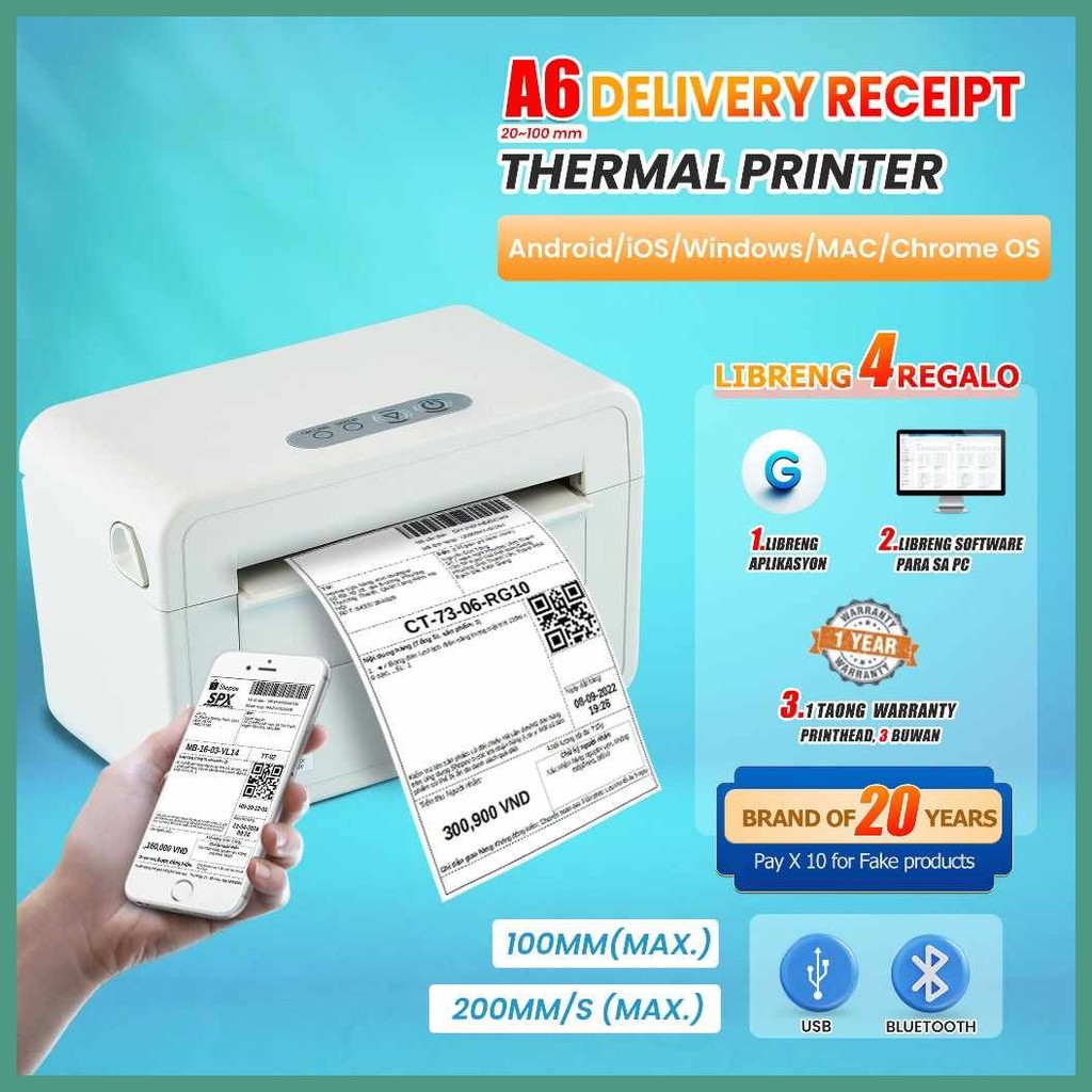Thermal)XY*Printer`h]Bluetooth|tS=WaybillBarcode(F=Shipping(G=Bluetooth ...