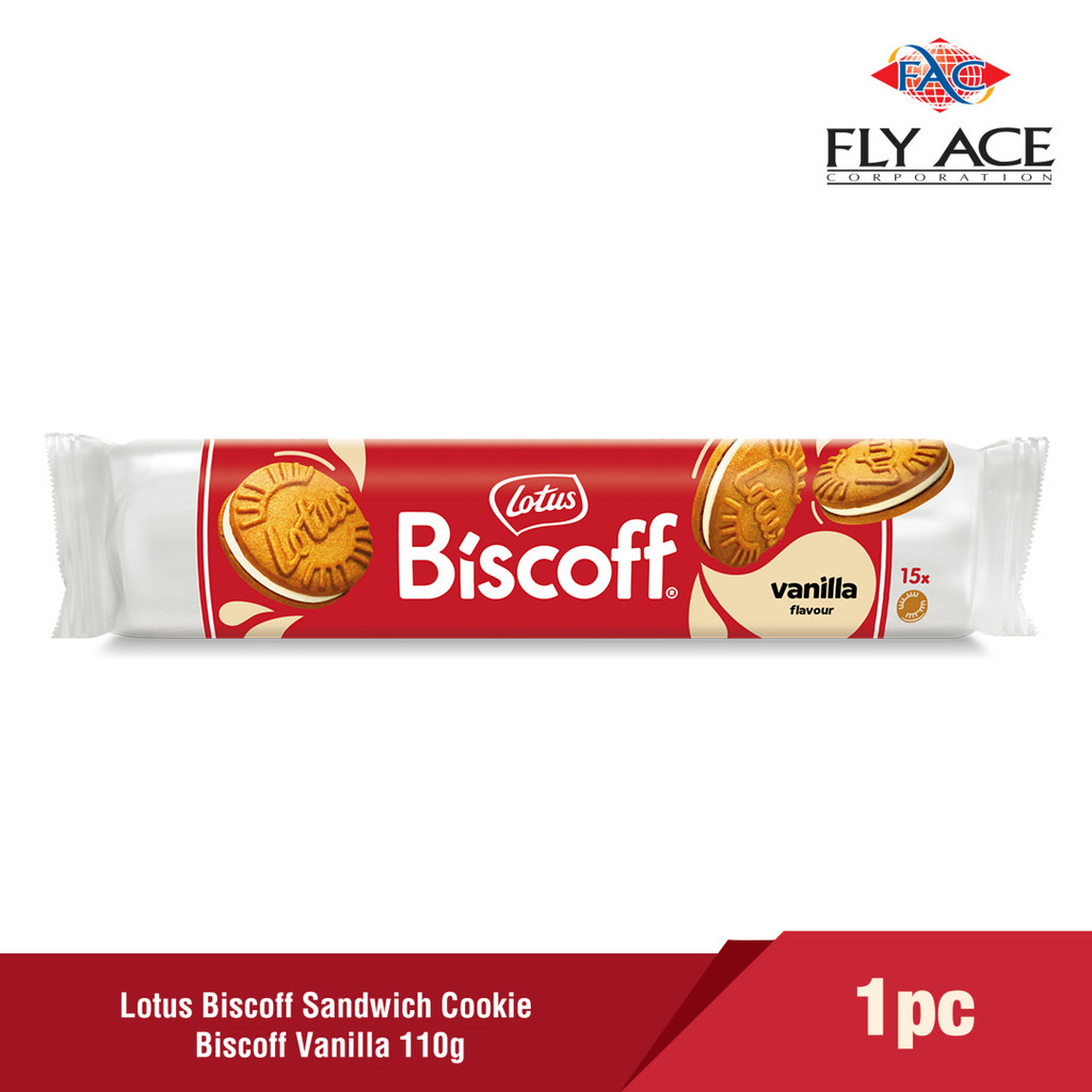 Lotus Biscoff Sandwich Vanilla 110g | Shopee Philippines