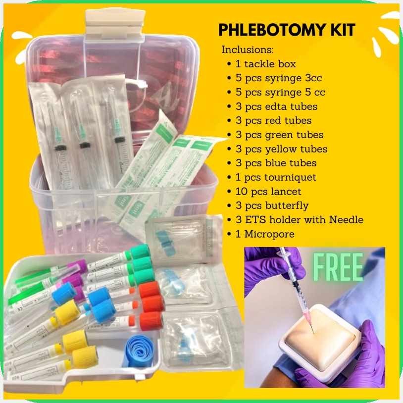 Phlebotomy$p/Kit&y>with.e#Venipuncture]Q#Practice]aO#Pad | Shopee ...